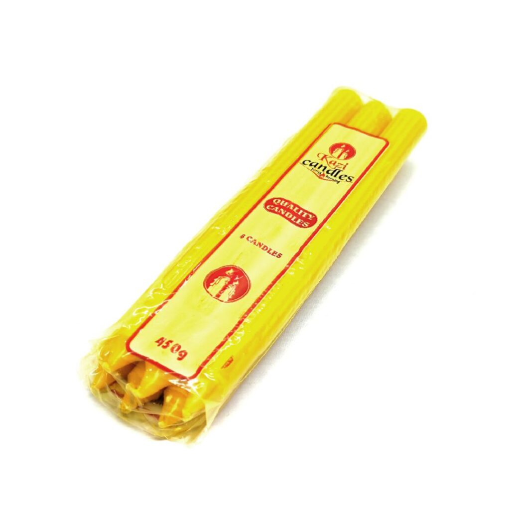 fluted-candle-6-pack-yellow