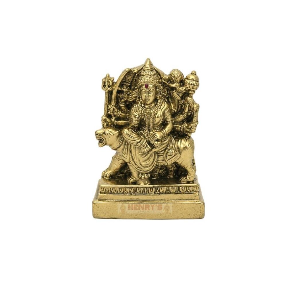 Gold Resin Statue (Durga) – Henry's Gifts